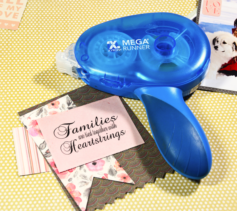 One Scrap at a Time: Family Laminate Photo Frame - Xyron