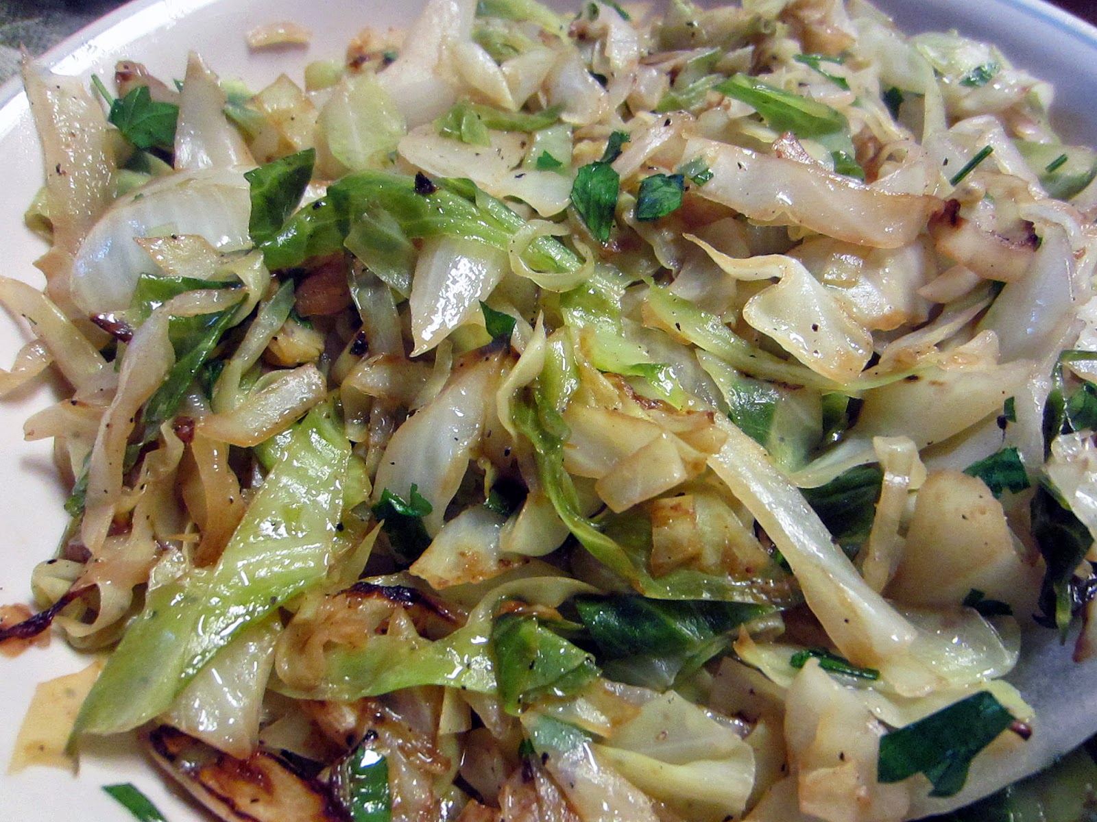 Schulz Family Recipe Collection: Cabbage with Parsley and Lemon