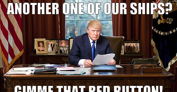 President Trump and the Red Button |Right Wing Humor and News