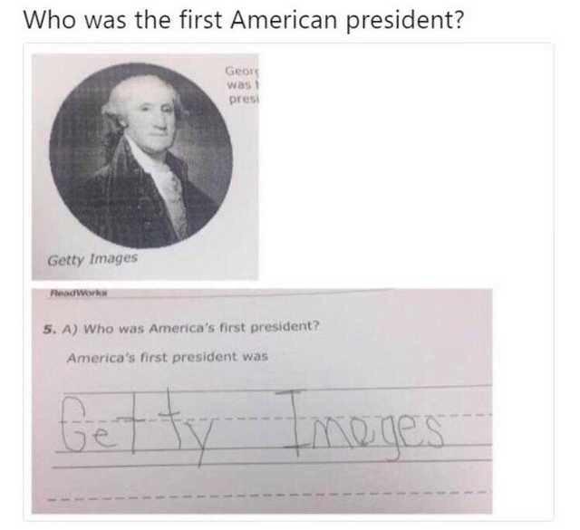 Who was the first american president? Getty Images