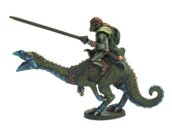 Pousse Plomb: Cavalerie Orque et Kobold, guerriers ailés.