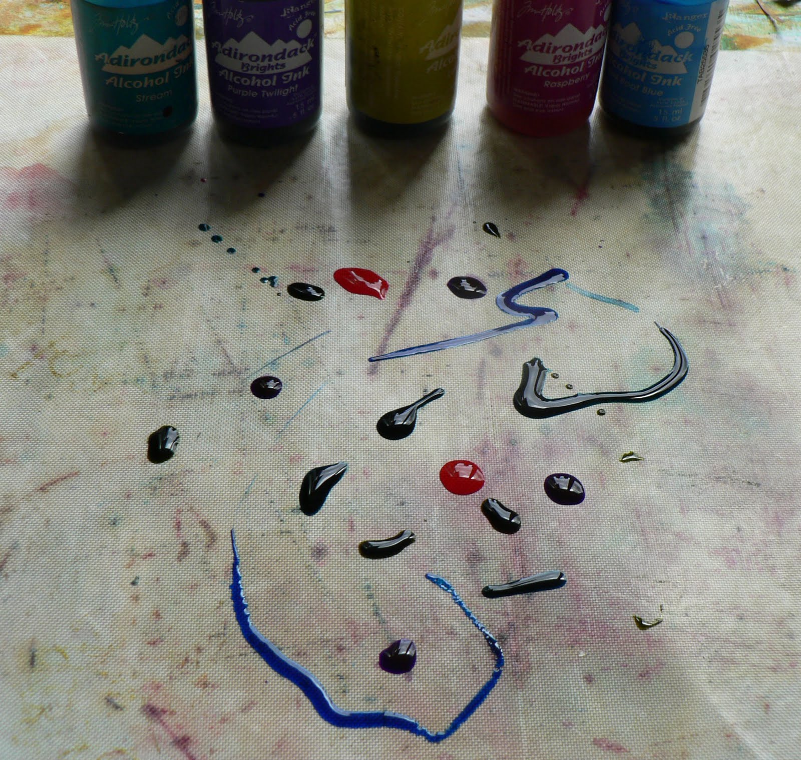 Creative Expressions: Book Study - Alcohol Ink Monoprint