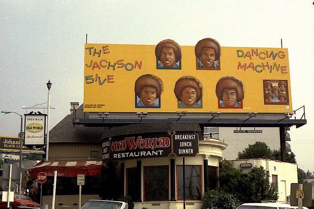 24 Amazing Vintage Music Billboards on Sunset Boulevard, California ...