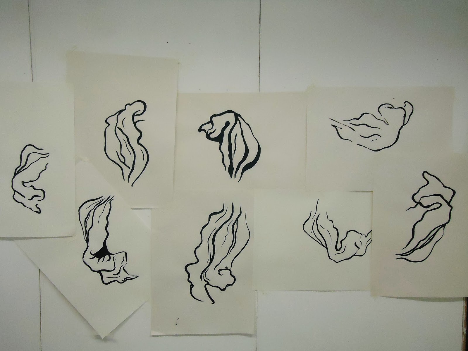 Carole Ann Day : Sculptural Drawings