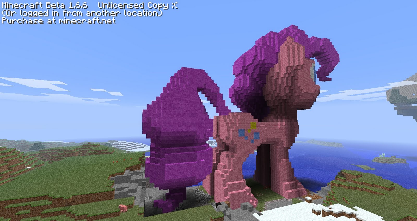 Equestria Daily - MLP Stuff!: 3D Minecraft Pinkie Pie