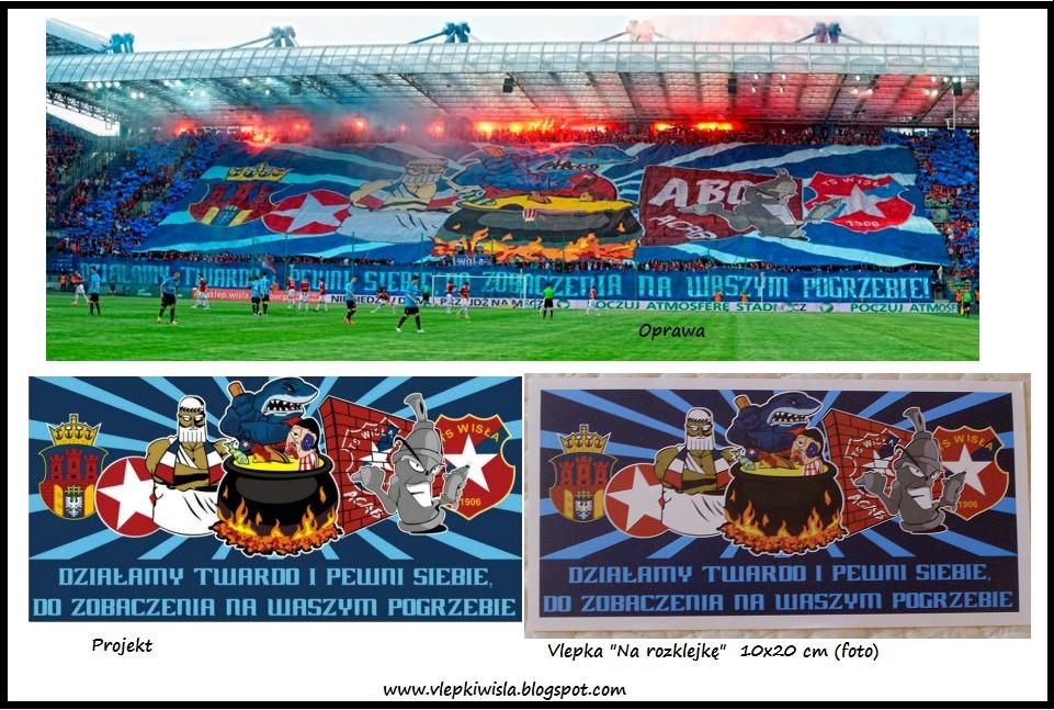 Vlepki Wisły Kraków: Wisła Sharks - Historia Vlepek #2