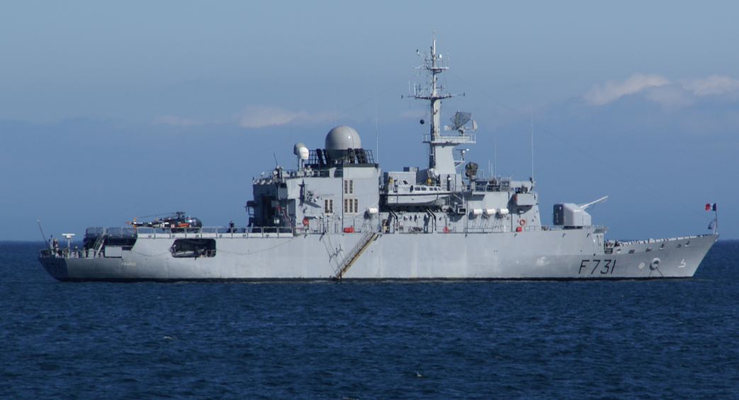 Military and Commercial Technology: French Navy's frigate Prairial ...