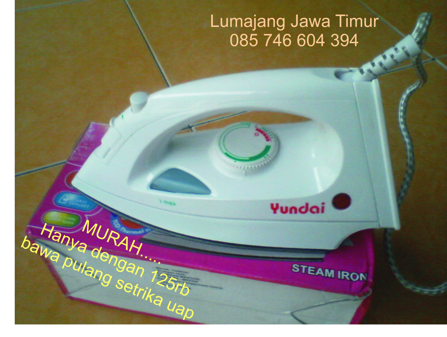 Alat Listrik: SETRIKA UAP