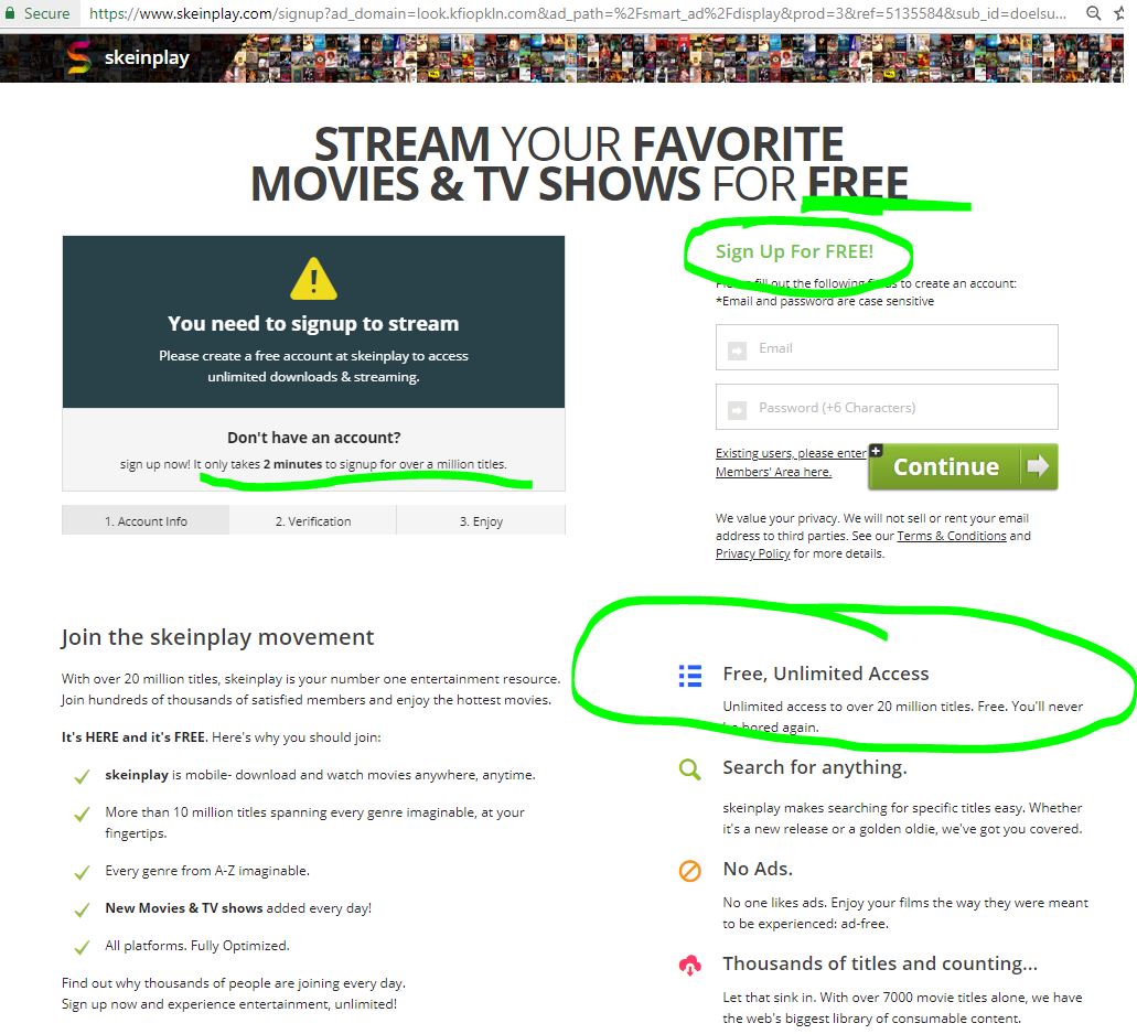 Affiliate Movie Streaming Scam Service - Security Boulevard