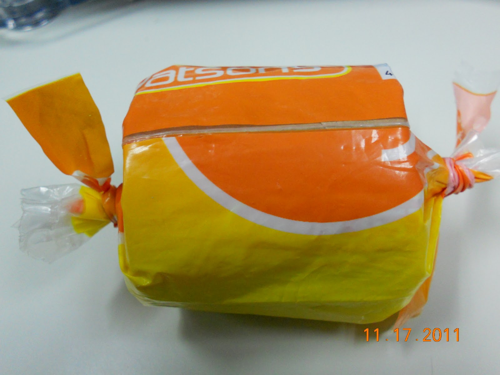 Tissue Paper Roll Candy Wrapper ~ Saving the World One Day at a Time