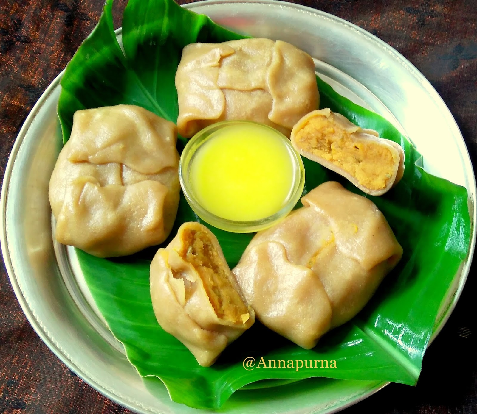 Annapurna: Puranache Dind - Steamed Sweet Bengal Gram Parcels From ...