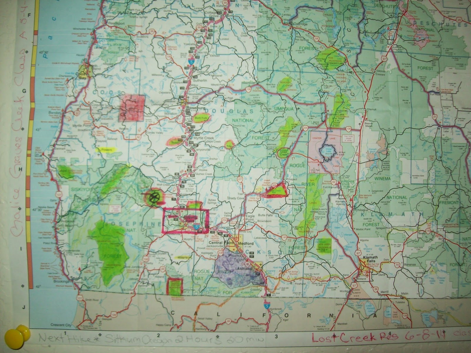 Oregon Bigfeets: Bigfoot Sighting Hugo Oregon Jack Creek Road