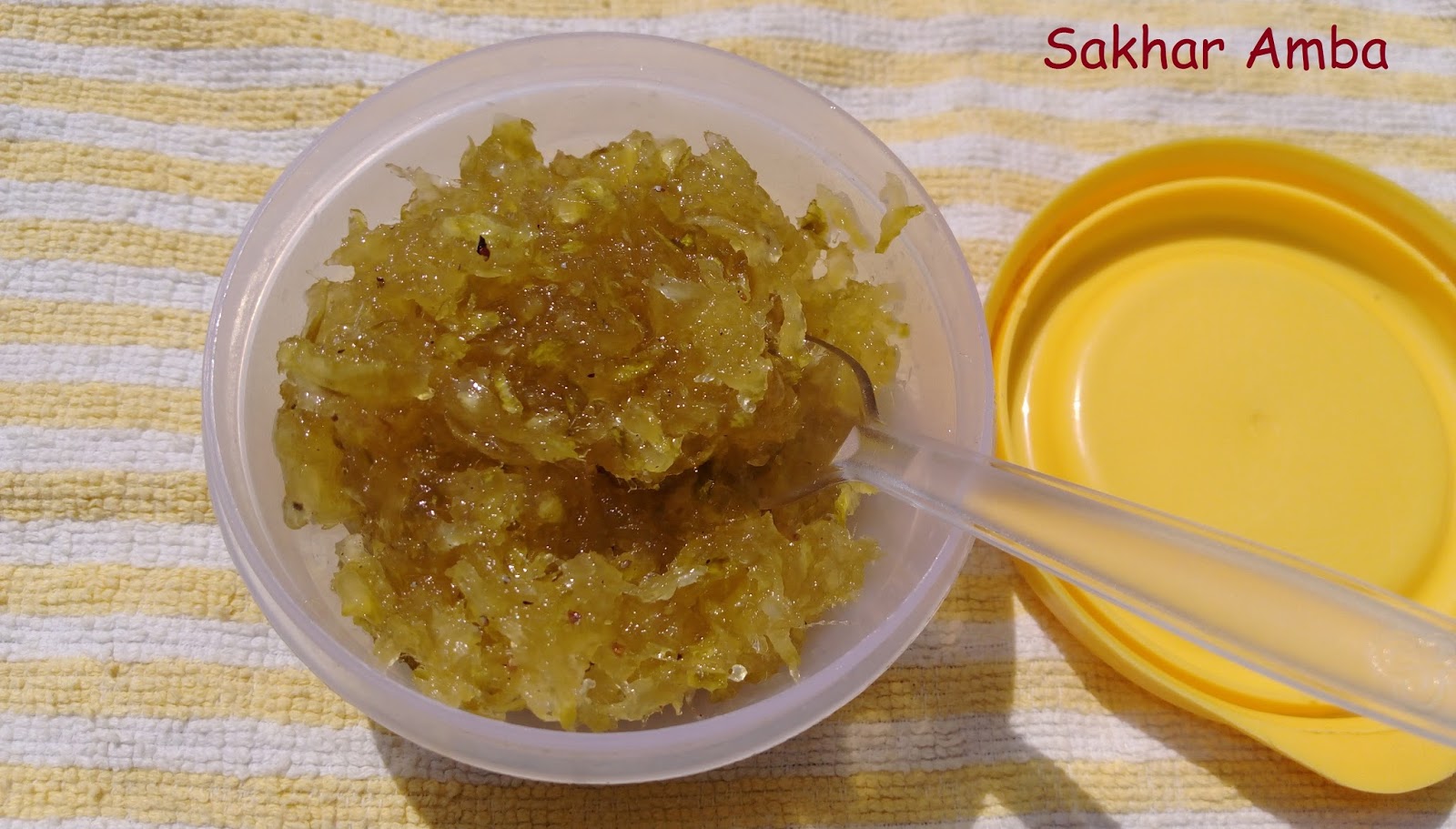 Sunita's Easy Cooking: Sakhar Amba / Mango jam