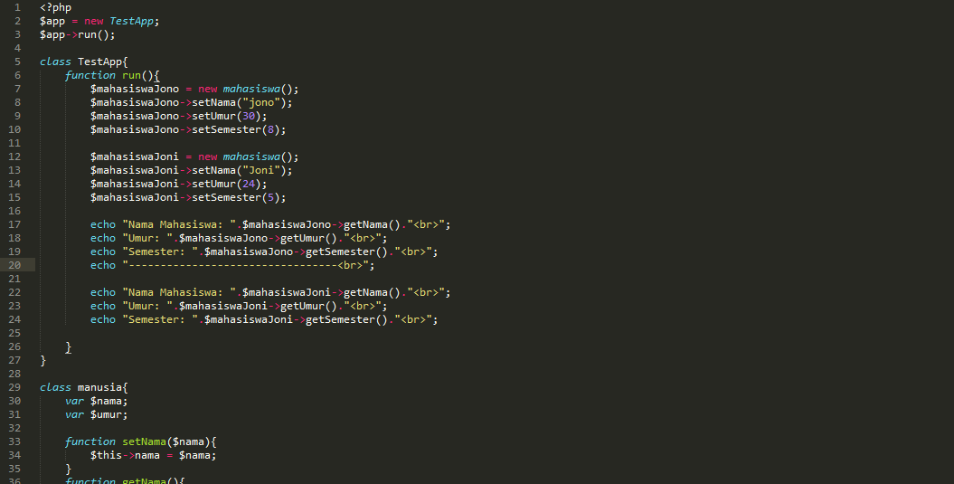 Object Oriented Programming Atau Oop Di Php