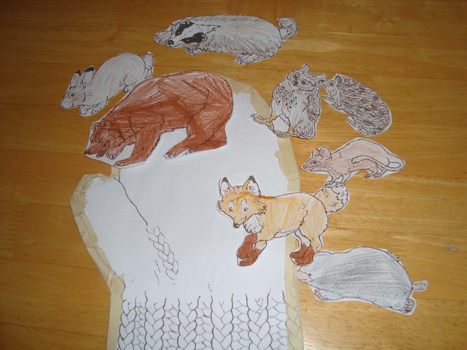 Preschool Mommy: Jan Brett - Day 1 The Mitten