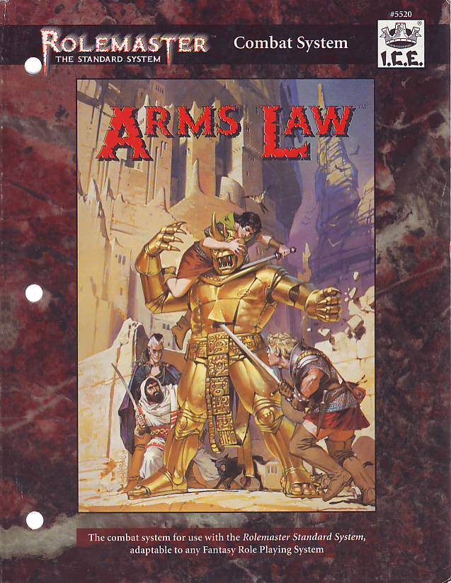 Quag Keep: Rolemaster: Arms Law