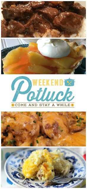 Best-Ever Beef Tips at Weekend Potluck #288 | Served Up With Love