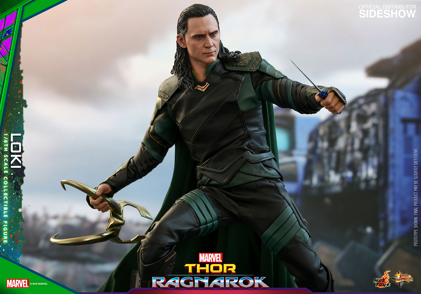 Loki em sua versão do filme Thor: Ragnarok pela Hot Toys ~ Universo ...