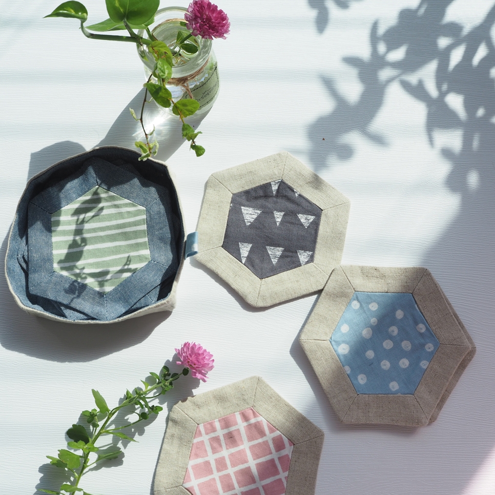 DIY Hexagon Coaster ~ Free-Tutorial.net