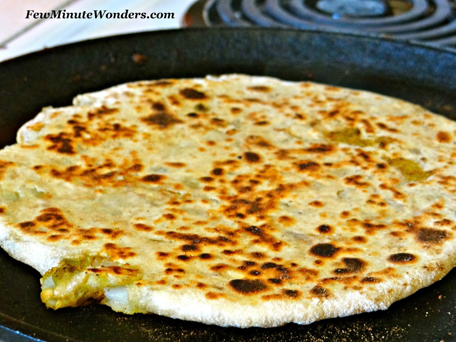 Potato Hash Brown Stuffed Paratha : A Fusion Breakfast Paratha - Few ...