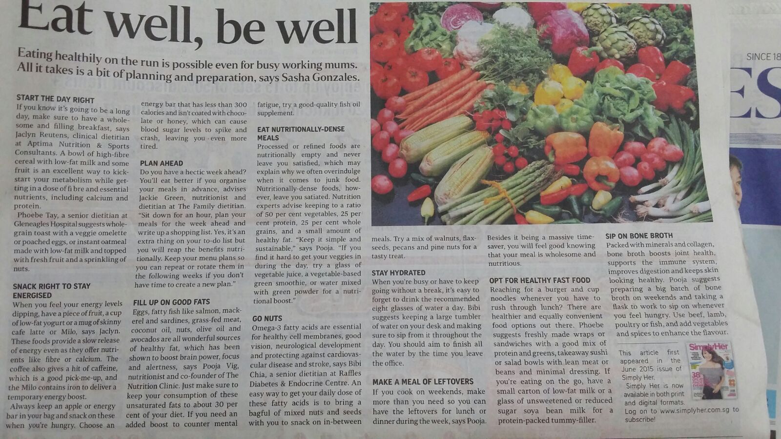 Chang's Musings: Eat well, be well