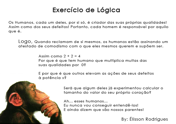 Élisson Rodrigues: Exercício de lógica