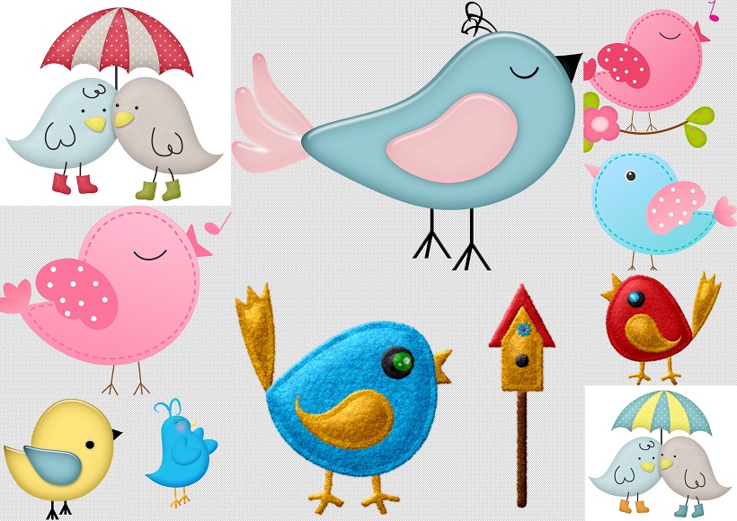 Cute Birds Clip Art. | Oh My Quinceaneras!