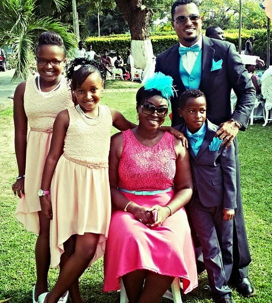 Francisca Oma's Blog: Meet Van Vicker's wife and children