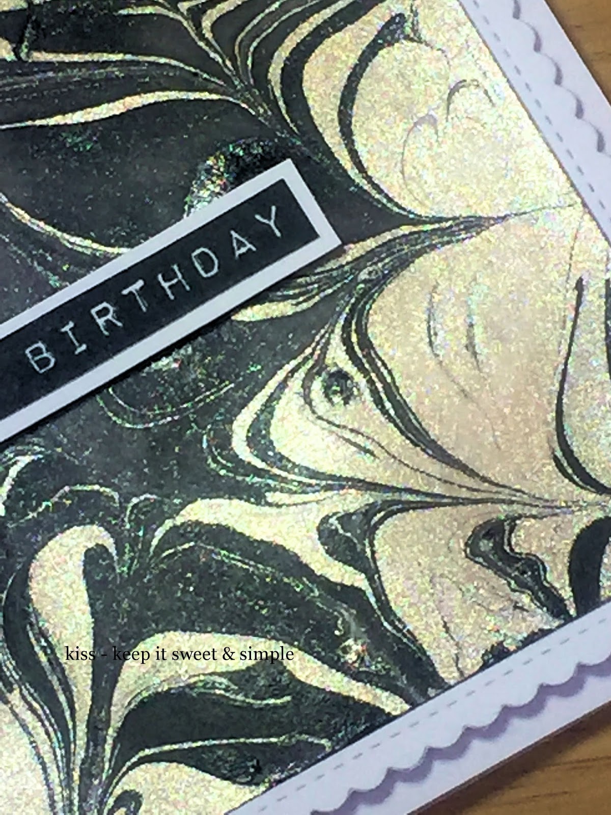 KISS - keep it sweet and simple: MARBLING MAGIC