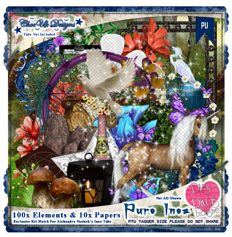 Sweet Designz Tags: ~CT For ChocUkDesigns~ Pure Ines Is a Digi Divas ...