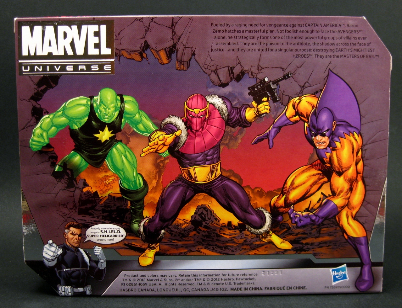 Chase Variant: Marvel Universe 3.75" Masters of Evil 3-Pack (SDCC 2012 ...