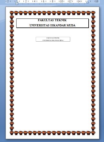 Fungsi Borders, Page Border And Shading Di Word | ArahBlogg