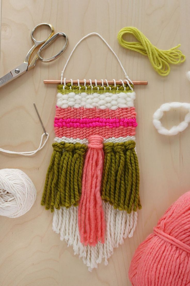 Allred Design Blog: Inspired by Pinterest: Weaving Part 2 - Let's Weave