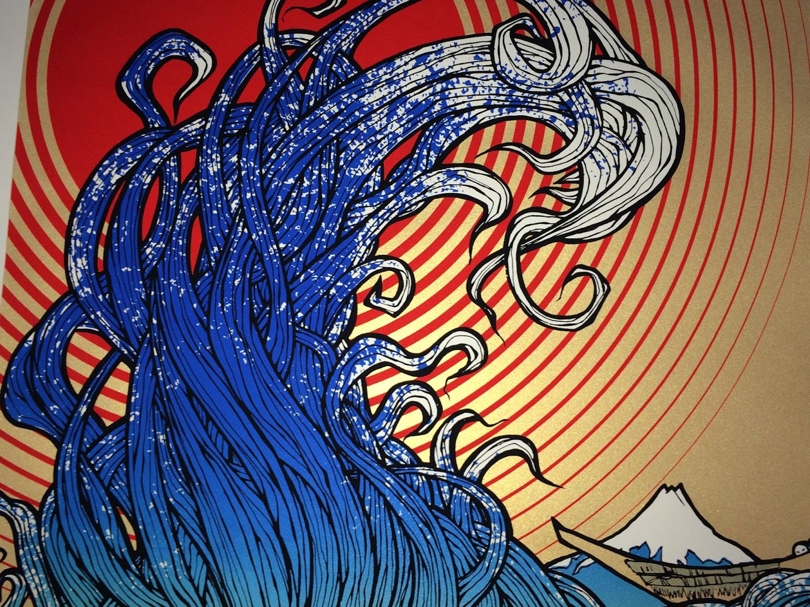 INSIDE THE ROCK POSTER FRAME BLOG: Malleus Onda Art Print Release