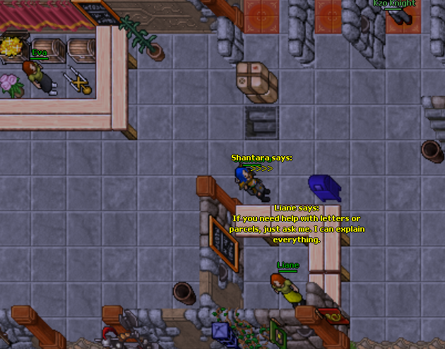 Dúvidas Sobre Tibia: Mandar Parcel