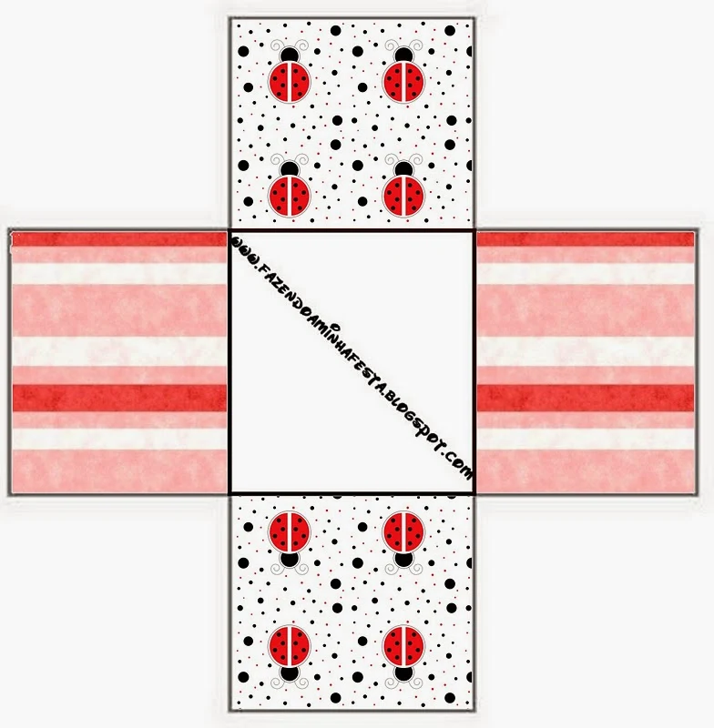 Sweet Ladybugs and Polka Dots: Free Printable Boxes. - Oh My Fiesta! in ...