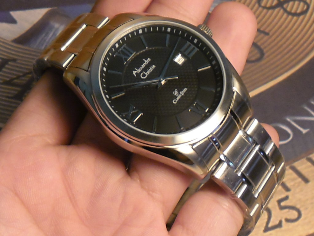 JAM TANGAN ALEXANDRE CHRISTIE AC 8362 MD SILVER BLACK ORIGINAL Kode ...