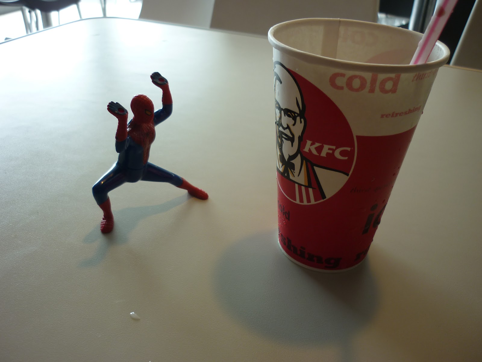 simple and not ugly: spiderman @ kfc