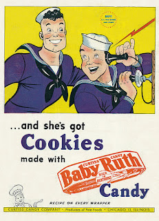Dying for Chocolate: BABY RUTH COOKIES: WWII Ad & Recipe