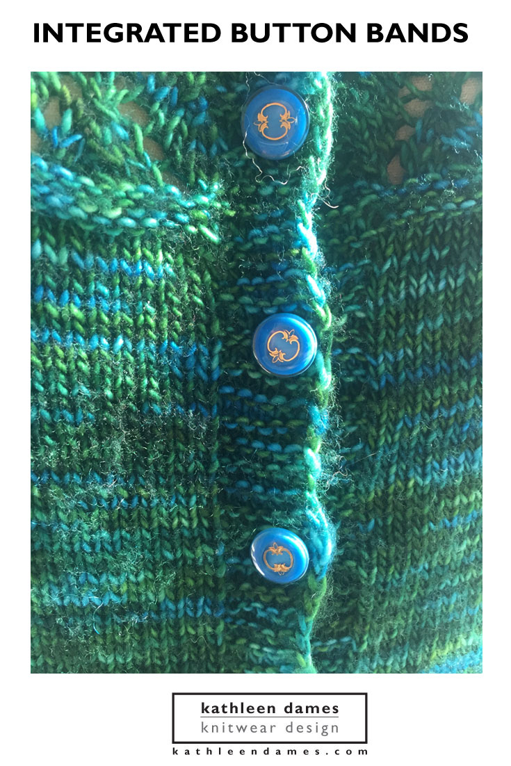 kathleen dames: Technique: Integrated Button Bands