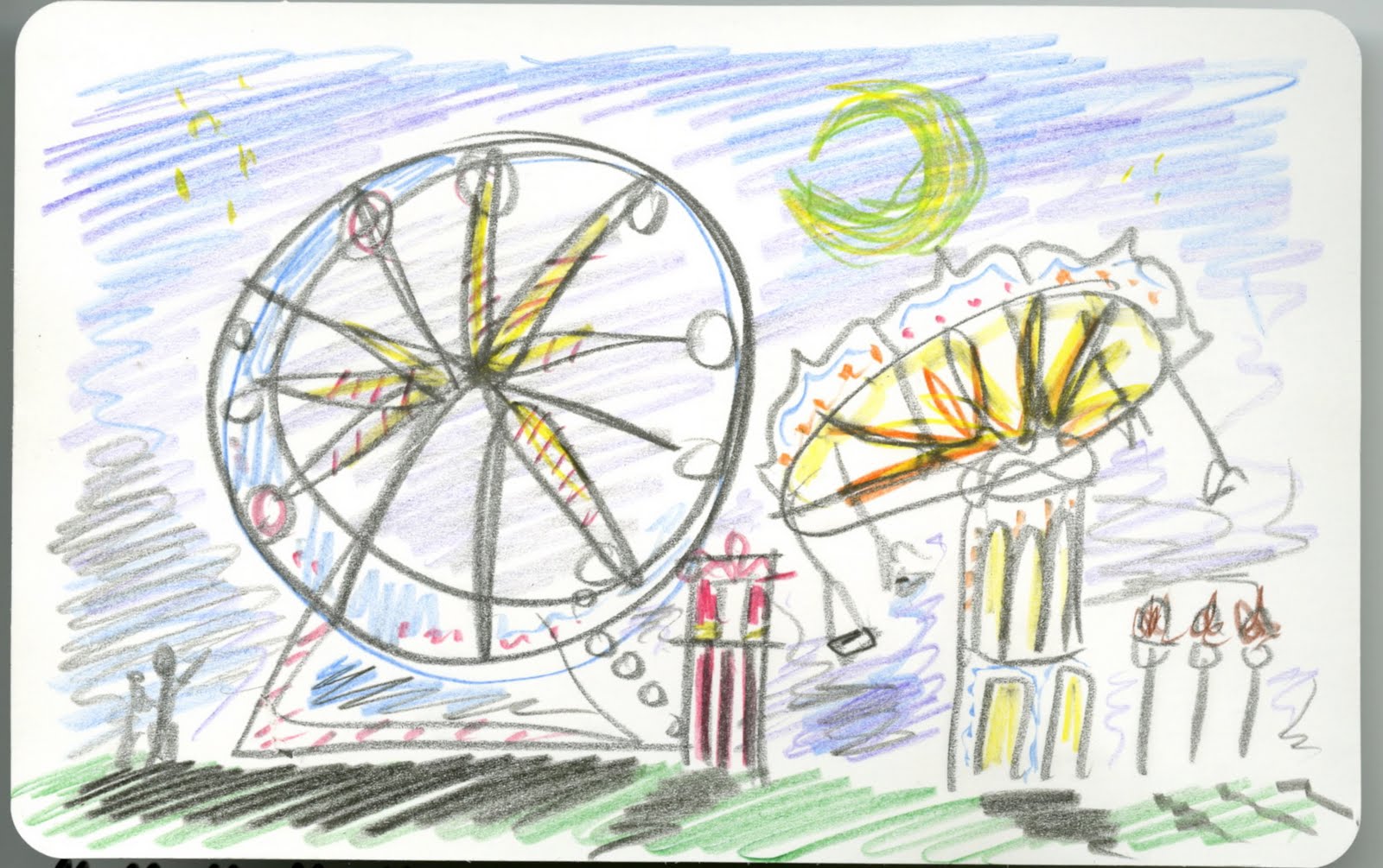 Rozi's blogs.: Fairground Rides- Concept Art.