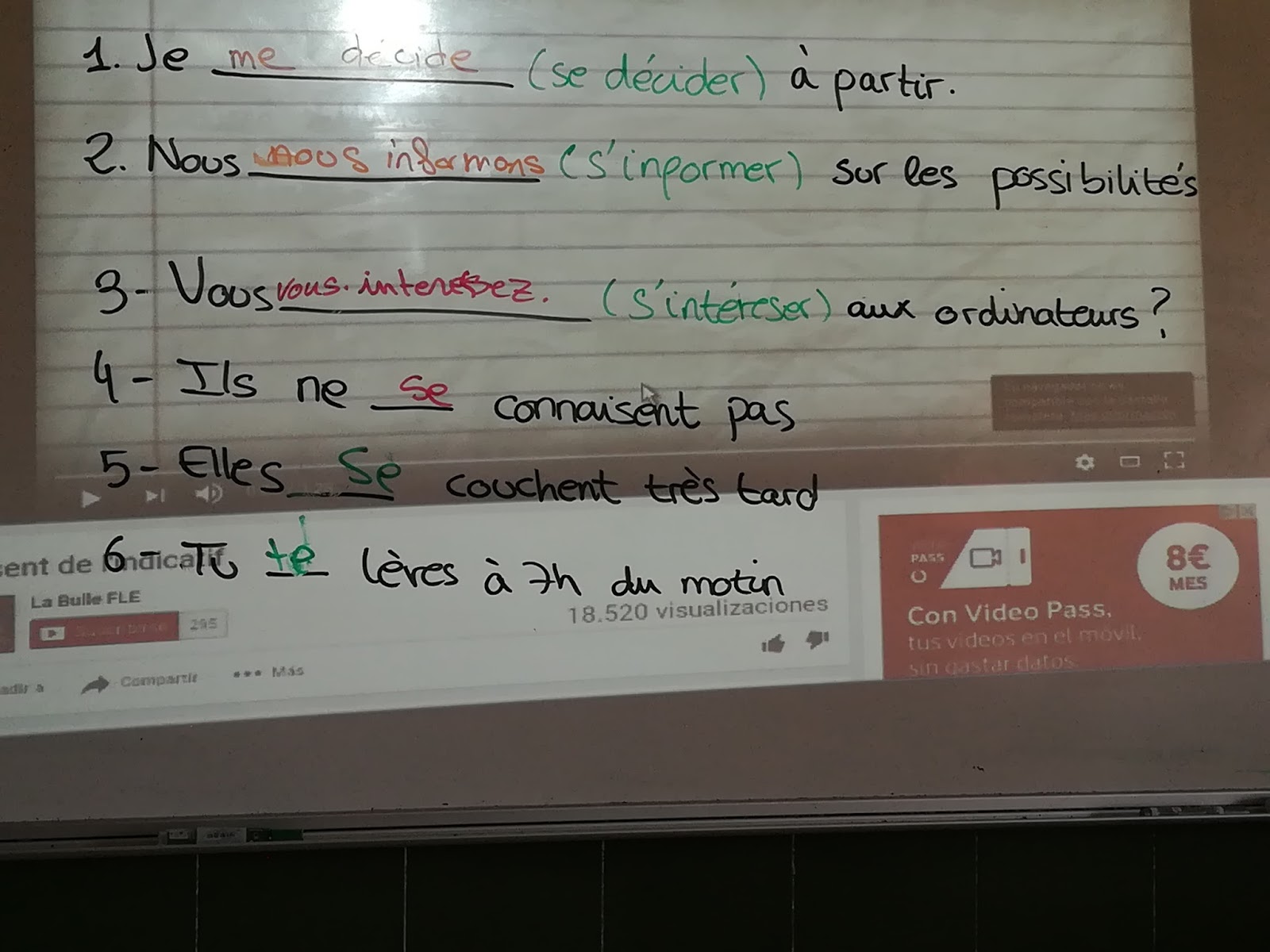 PRESENT DE L´INDICATIF DU PREMIER ET DU DEUXIÈME GROUPE ET LES VERBES ...