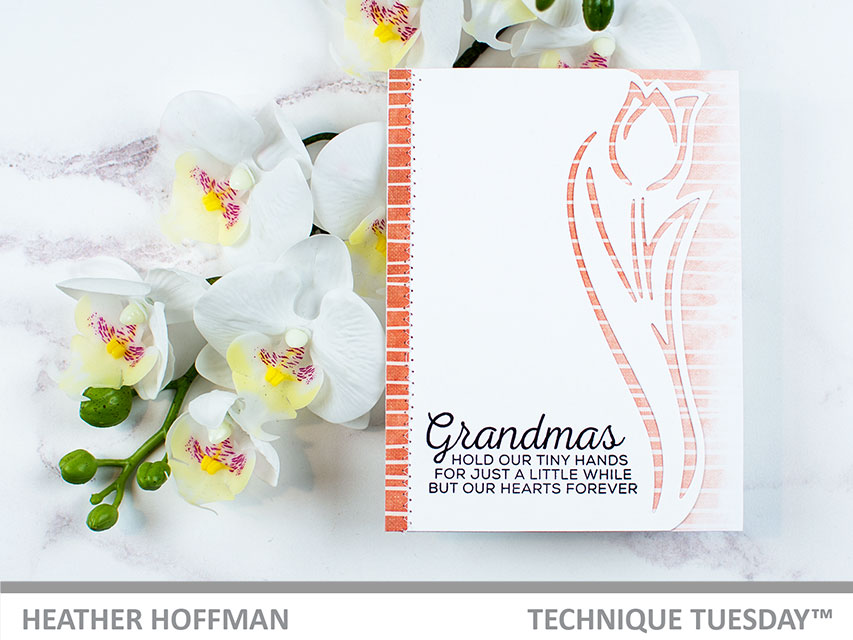Houses Built of Cards: Tulip Border Grandma Card