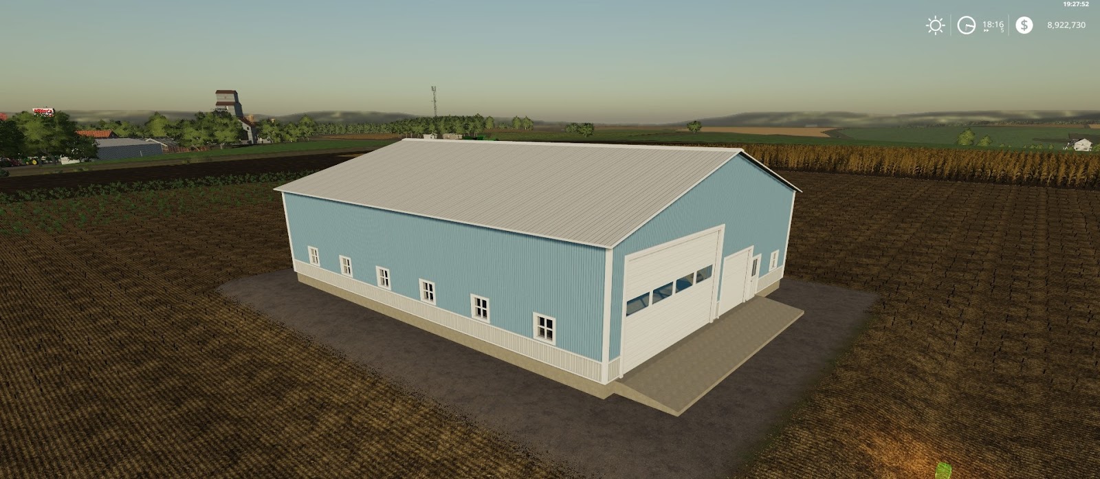 FS19 Placeable Garage USA Style - FS 19 & 22 USA Mods Collection