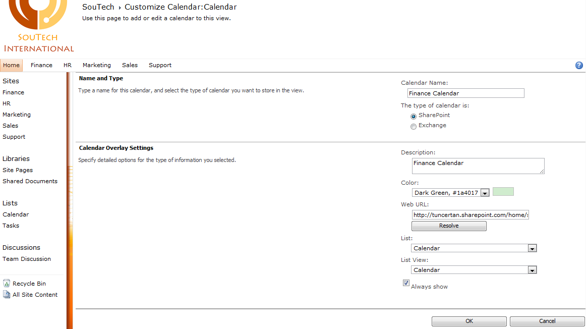 SharePoint TidBits: SharePoint Calendar Overlay in Cloud - Office 365