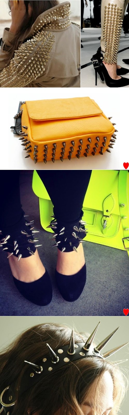 Fama and Moda: Inspiração do dia: spikes.