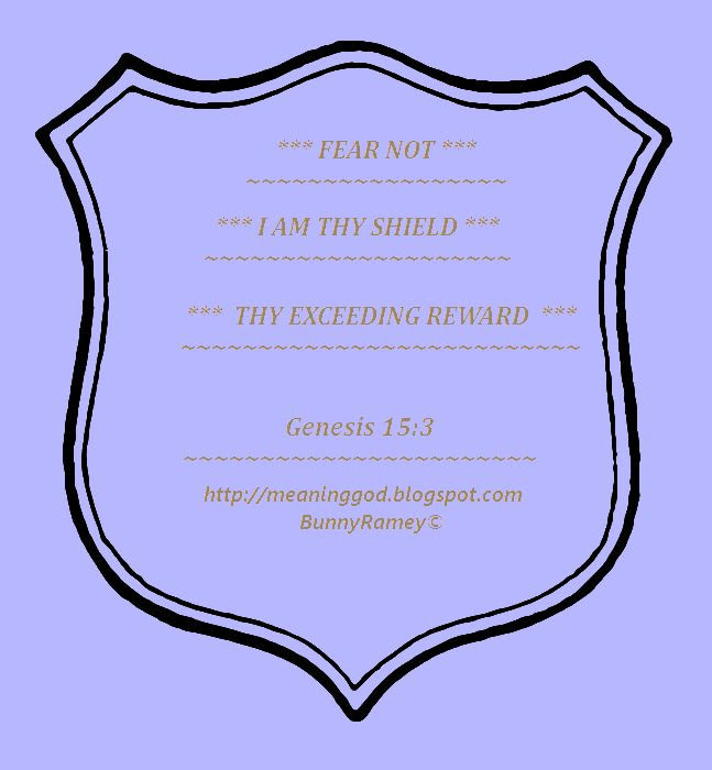 Drawing near to God: I am thy shield, thy exceeding great reward.