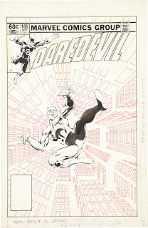 Marvel Comics of the 1980s: 1982 - Anatomy of a cover - Daredevil #186