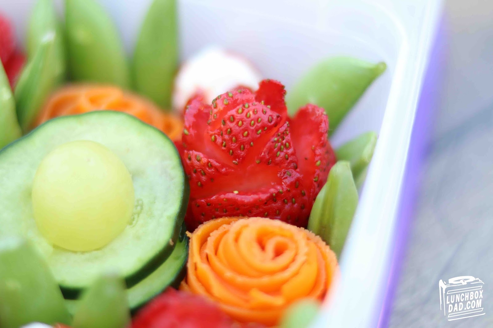 Lunchbox Dad: Fun Flower Bouquet School Lunch Idea