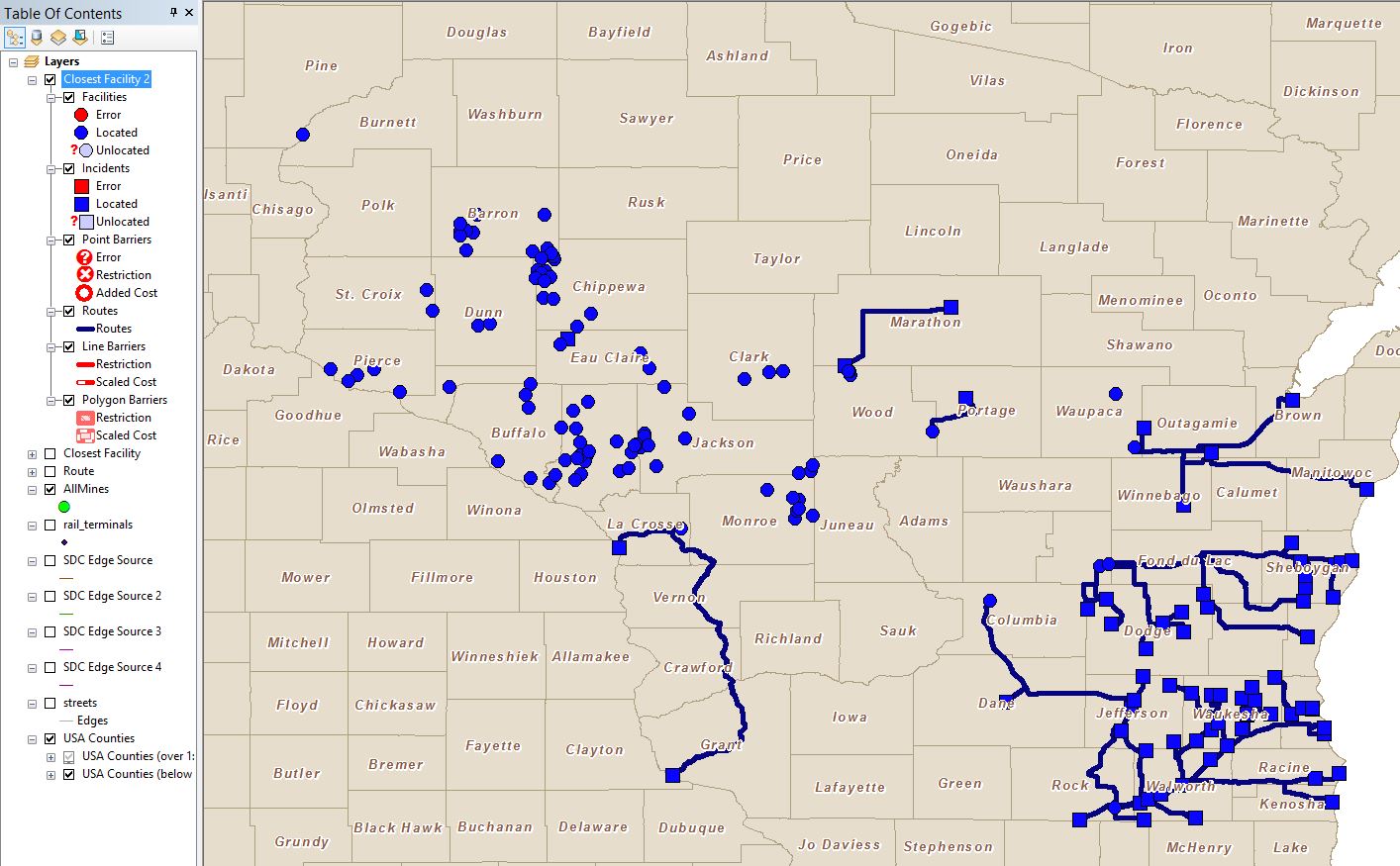 An Analysis of Frac Sand Mining in Wisconsin: Network Analysis of Frac ...
